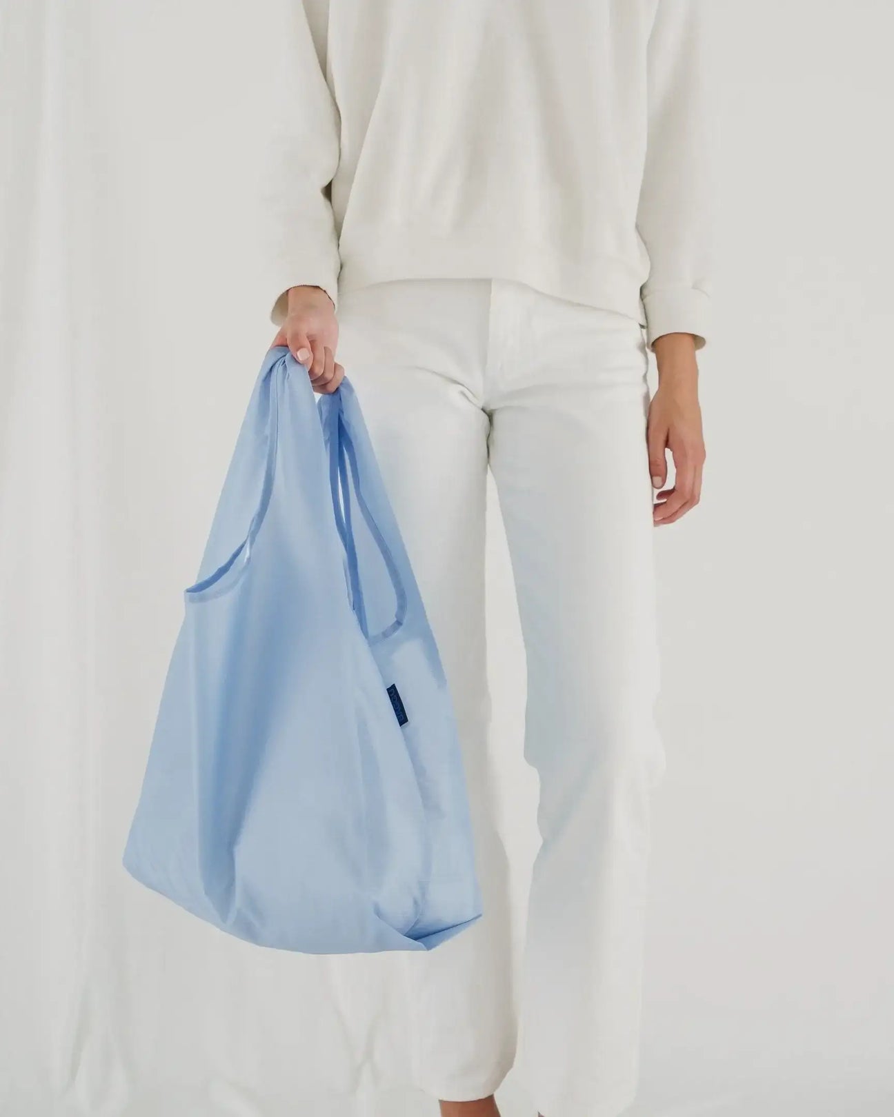 Sky Blue Standard Baggu – ECRU
